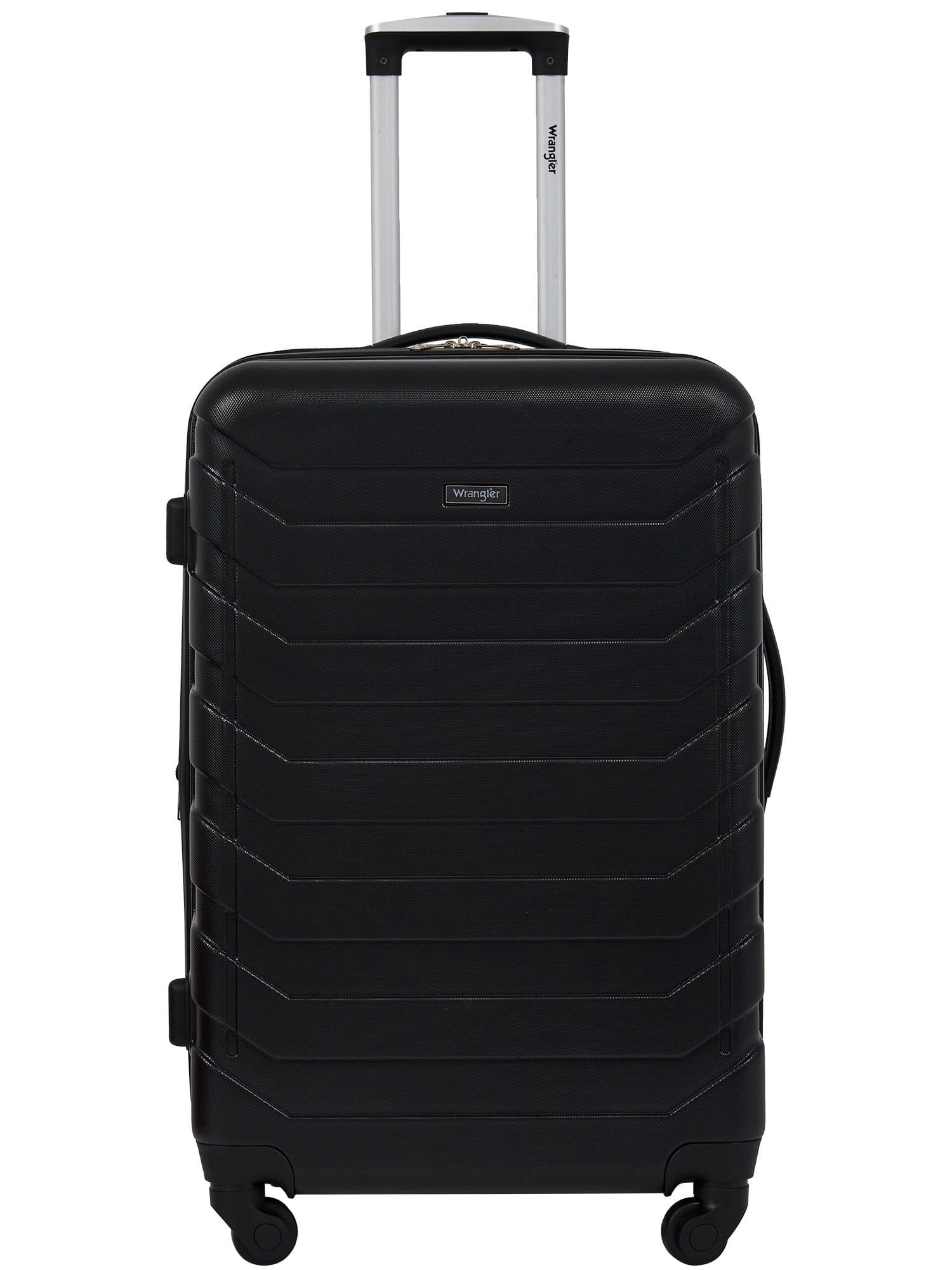 Wrangler 29-inch Large Expandable Rolling Spinner Upright, Black ...