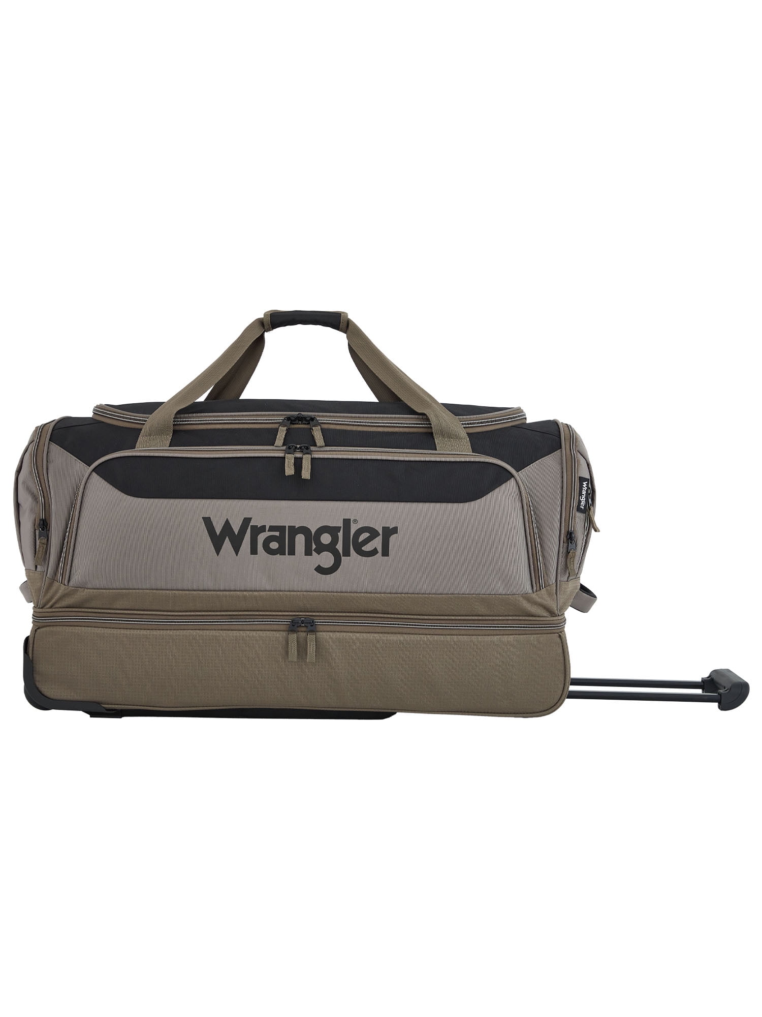 Wrangler 30 Polyester Drop-Bottom Rolling Travel Duffel - Walmart.com