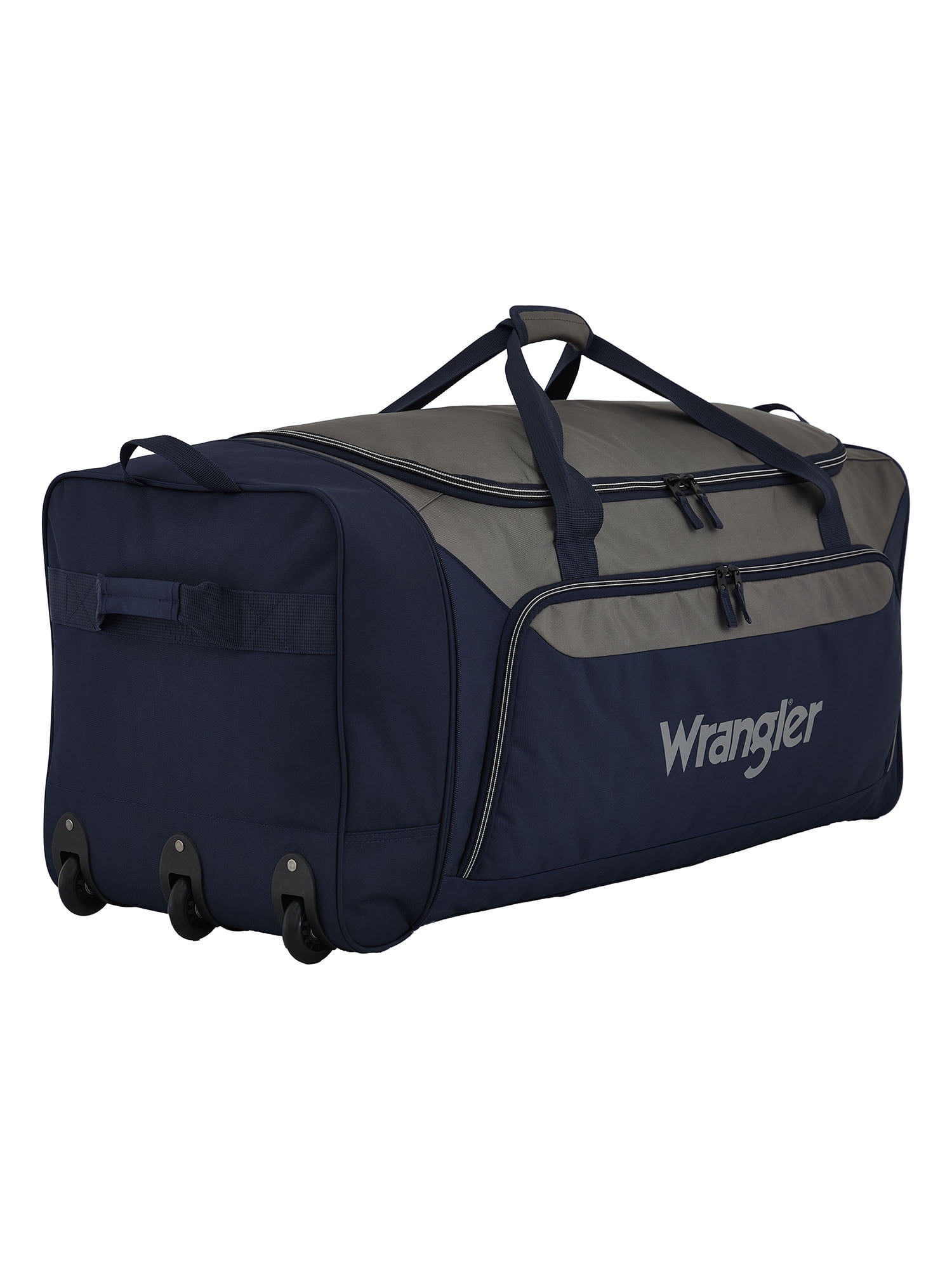 Wrangler 36 inch Collapsible 3 Wheel Rolling Locker Duffel, Navy ...