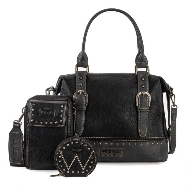 Wrangler 3Pc Set Women's High-Rise Doctor Bags with Cell Phone & Coin ...