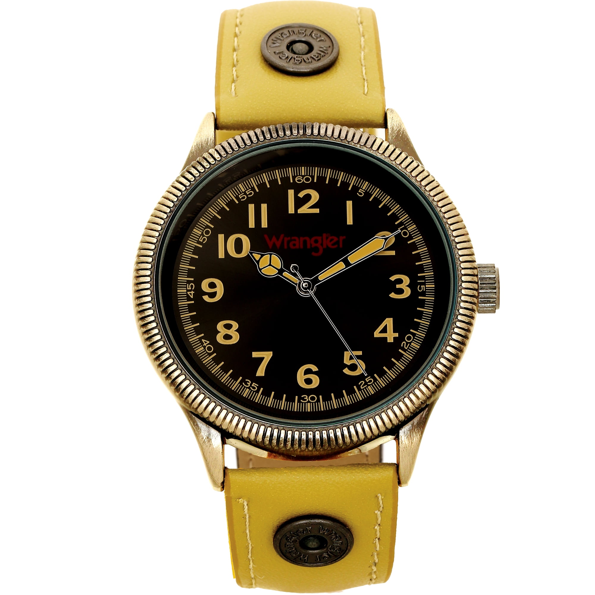 Wrangler 40mm Round Grey Dial, Lime Colored Strap Watch - Walmart.com