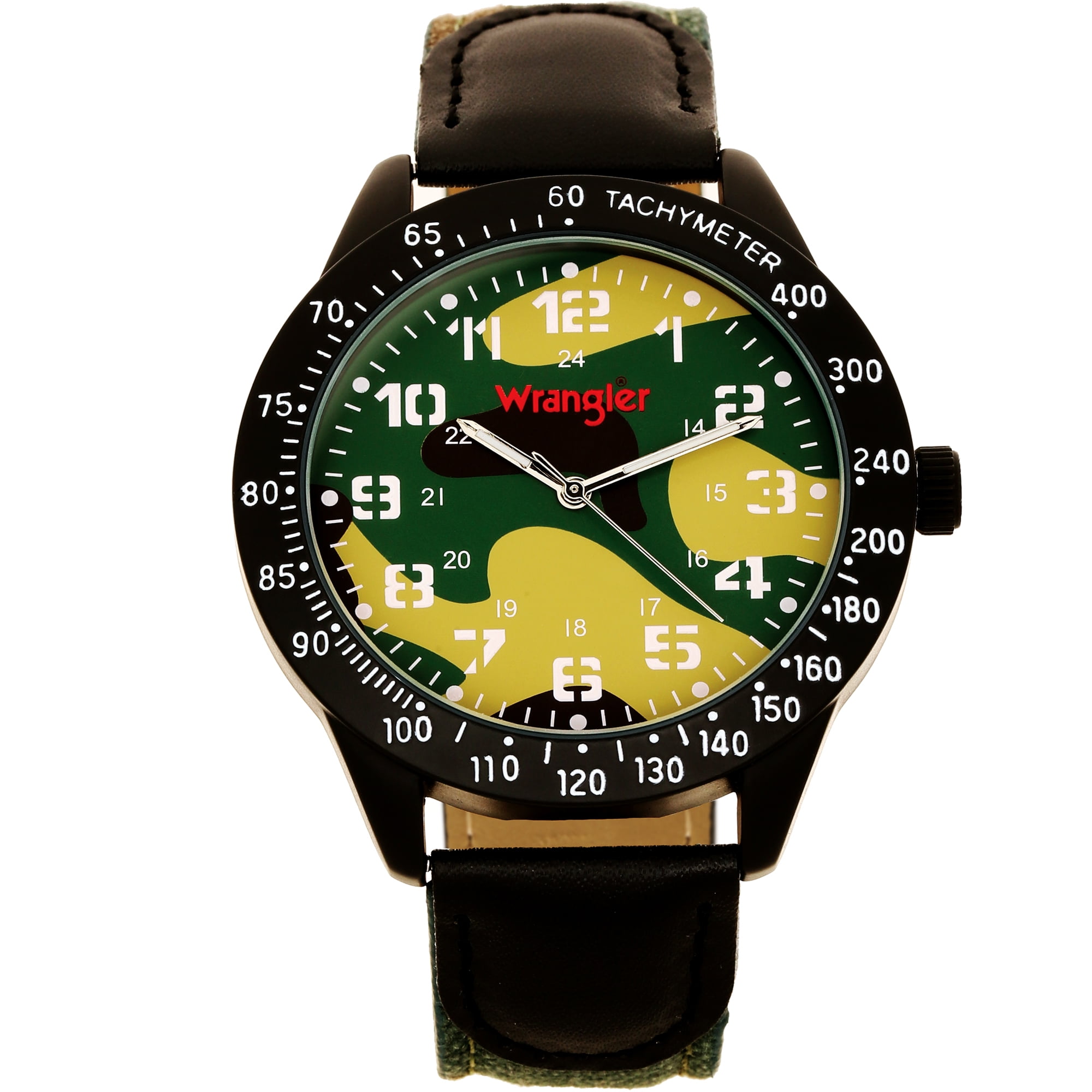 Wrangler 46mm Round Camouflage Dial and Strap Watch - Walmart.com