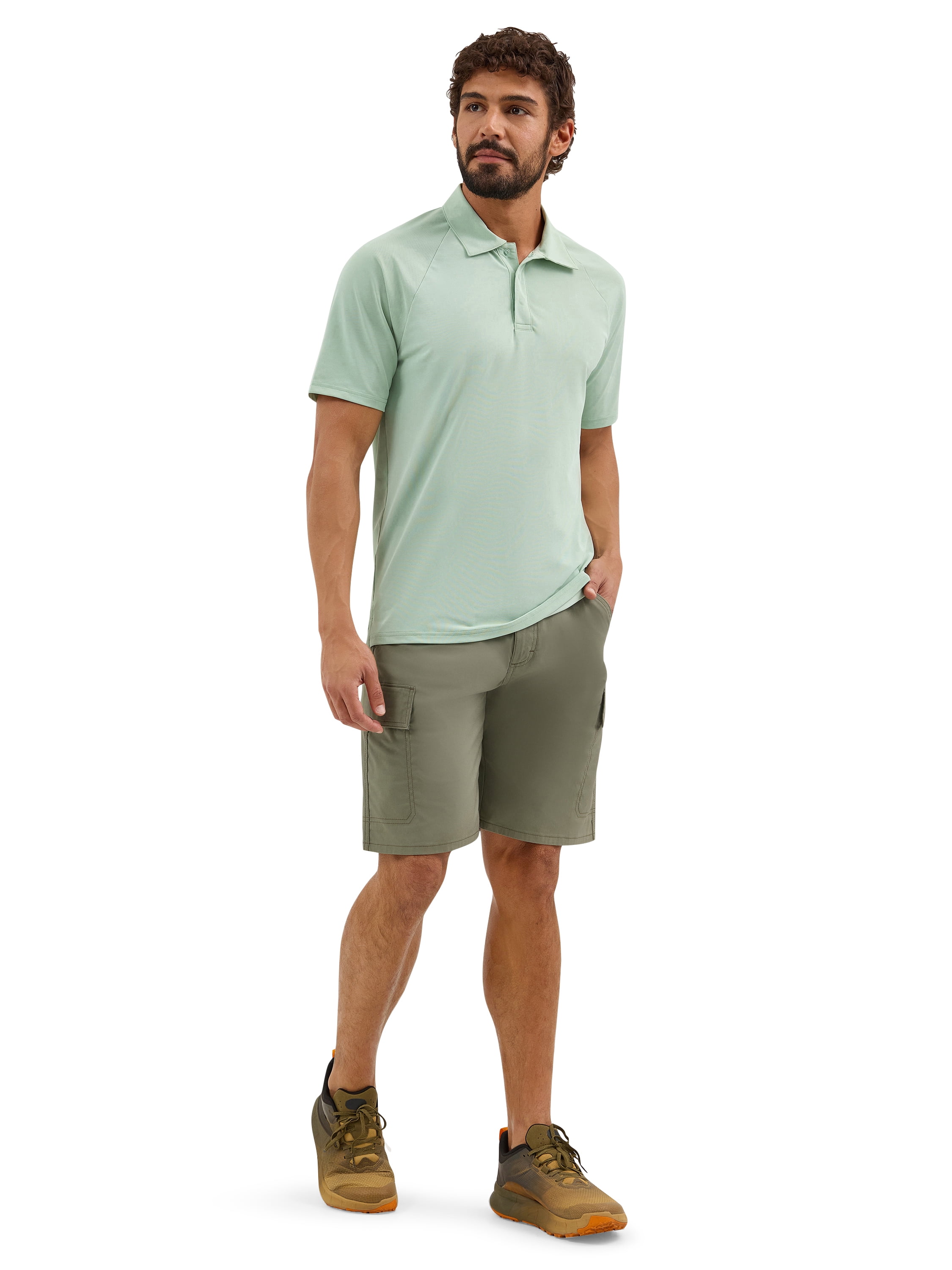 Wrangler® ATG Men's Chesapeake Polo - Walmart.com
