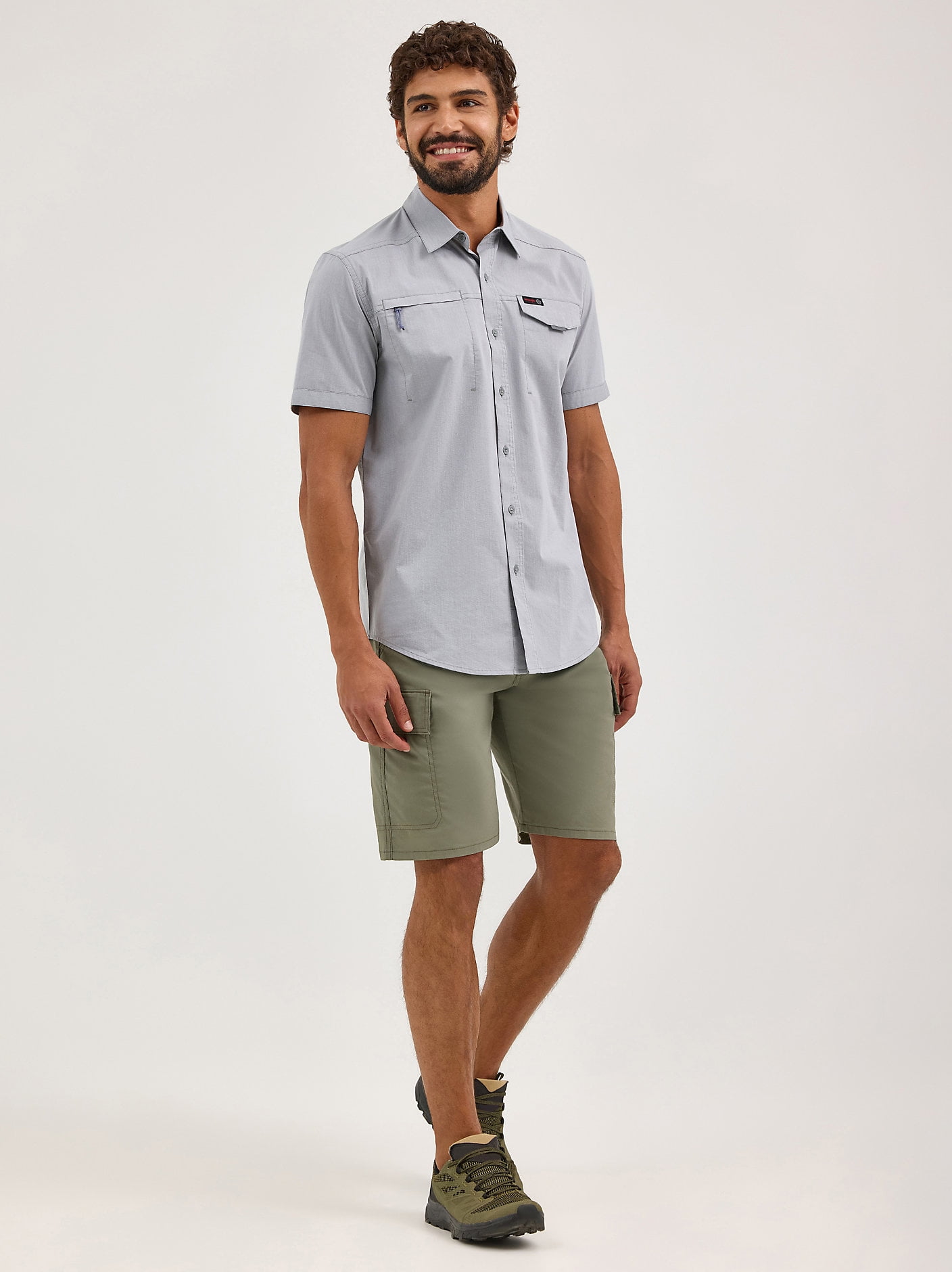 Wrangler ATG Men's Highland Cargo Short Color-Dusty Olive, Size 30-46 ...