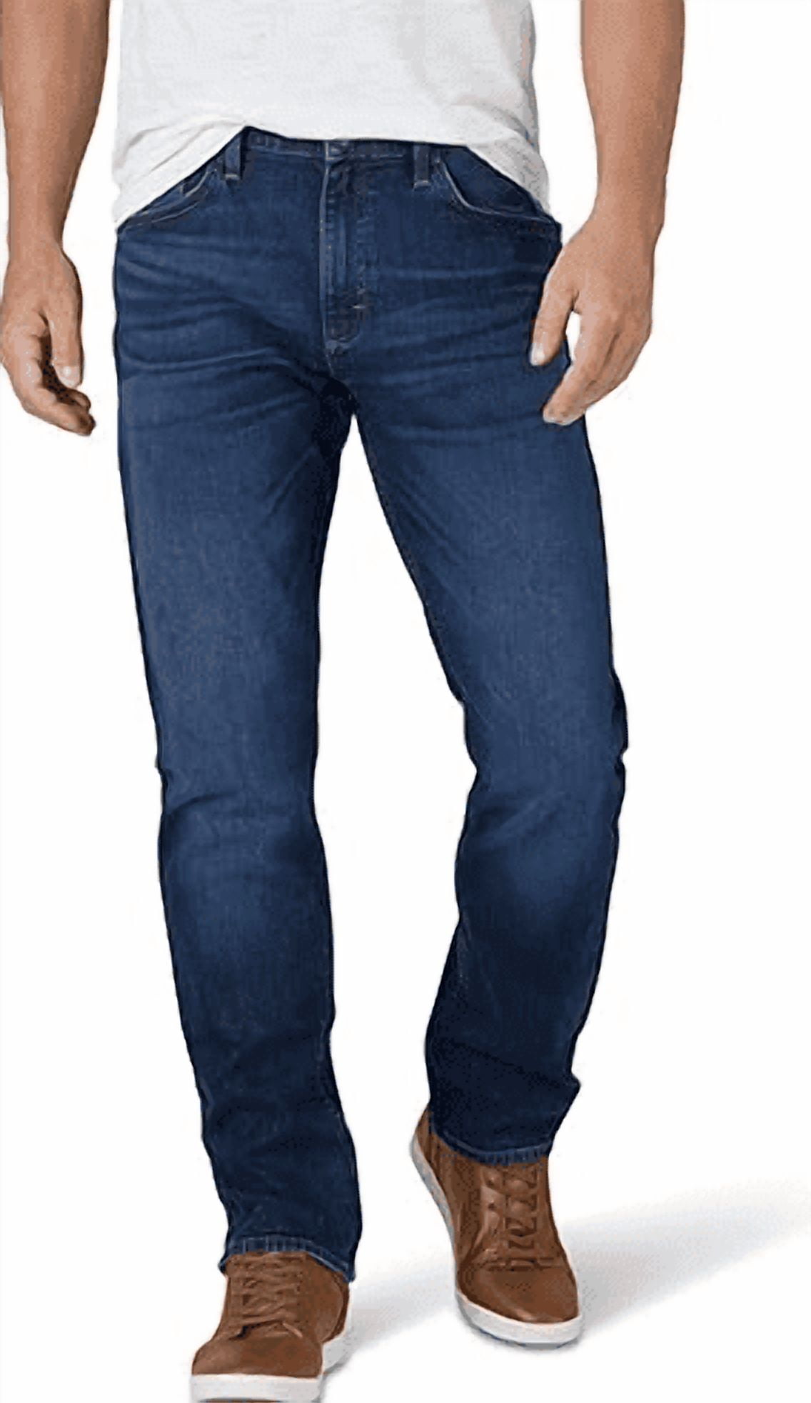 Wrangler Authentics Men's Athletic Fit Stretch Jean Baker 32W x 32L ...