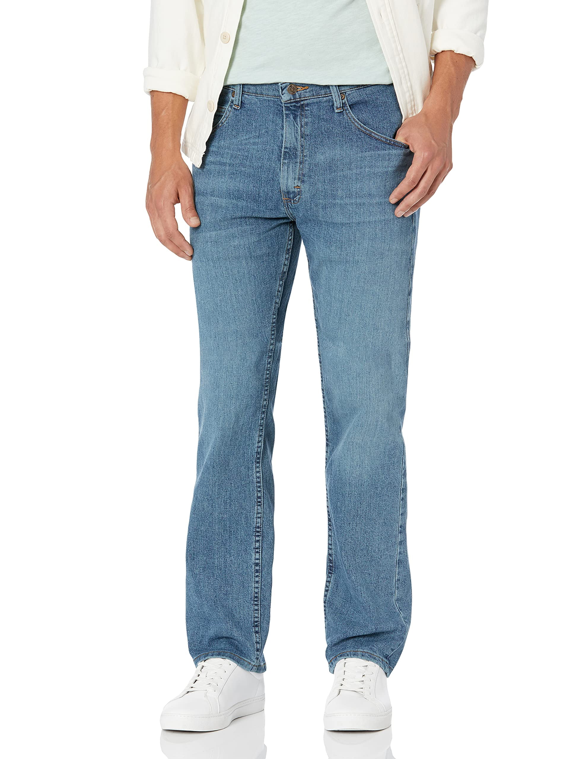 Wrangler Authentics Men's Classic 5-Pocket Regular Fit Jean, Vintage ...