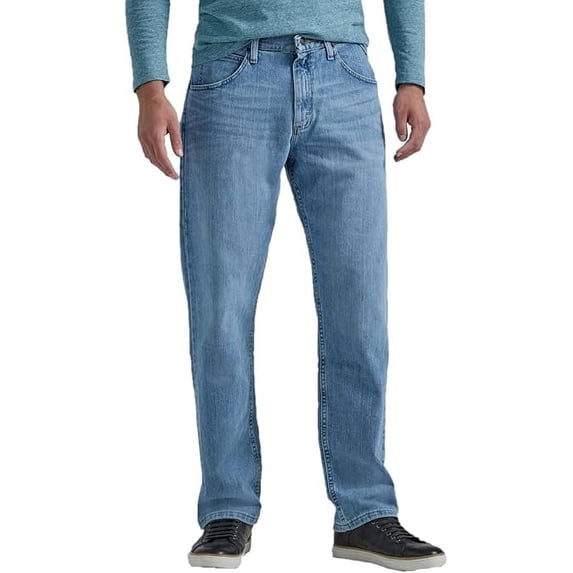 Wrangler Authentics Men's Classic 5-Pocket Relaxed Fit Flex Jean ...
