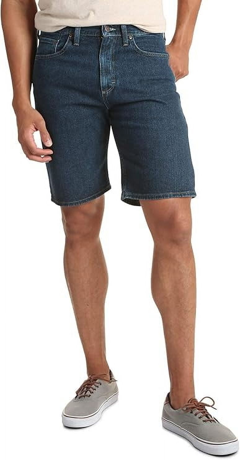 Wrangler Authentics Men's Classic Relaxed Fit Five Pocket Jean Short ...