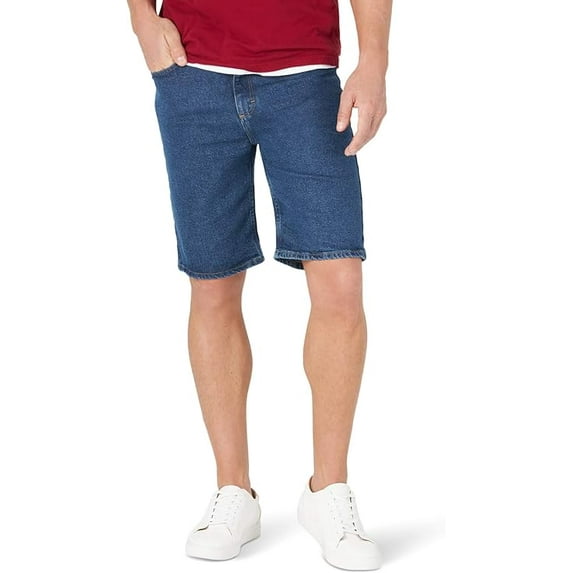 Wrangler Authentics Men's Classic Relaxed Fit Five Pocket Jean Short ...