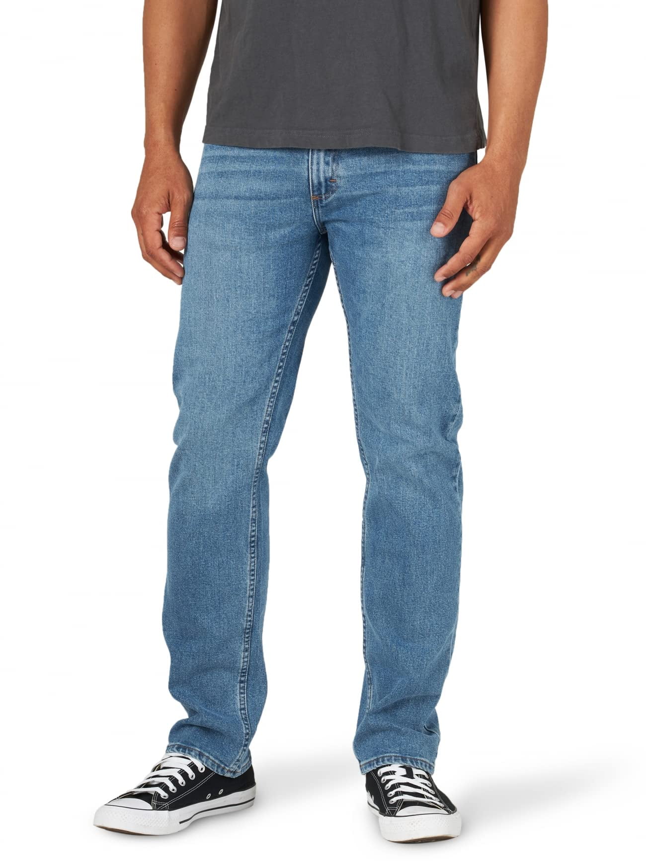 Wrangler Authentics Men's Regular Fit Comfort Flex Waist Jean, Leon ...