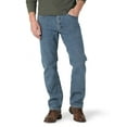 Wrangler, Men's Regular Fit Comfort Flex Waist Jean, Light Stonewash ...