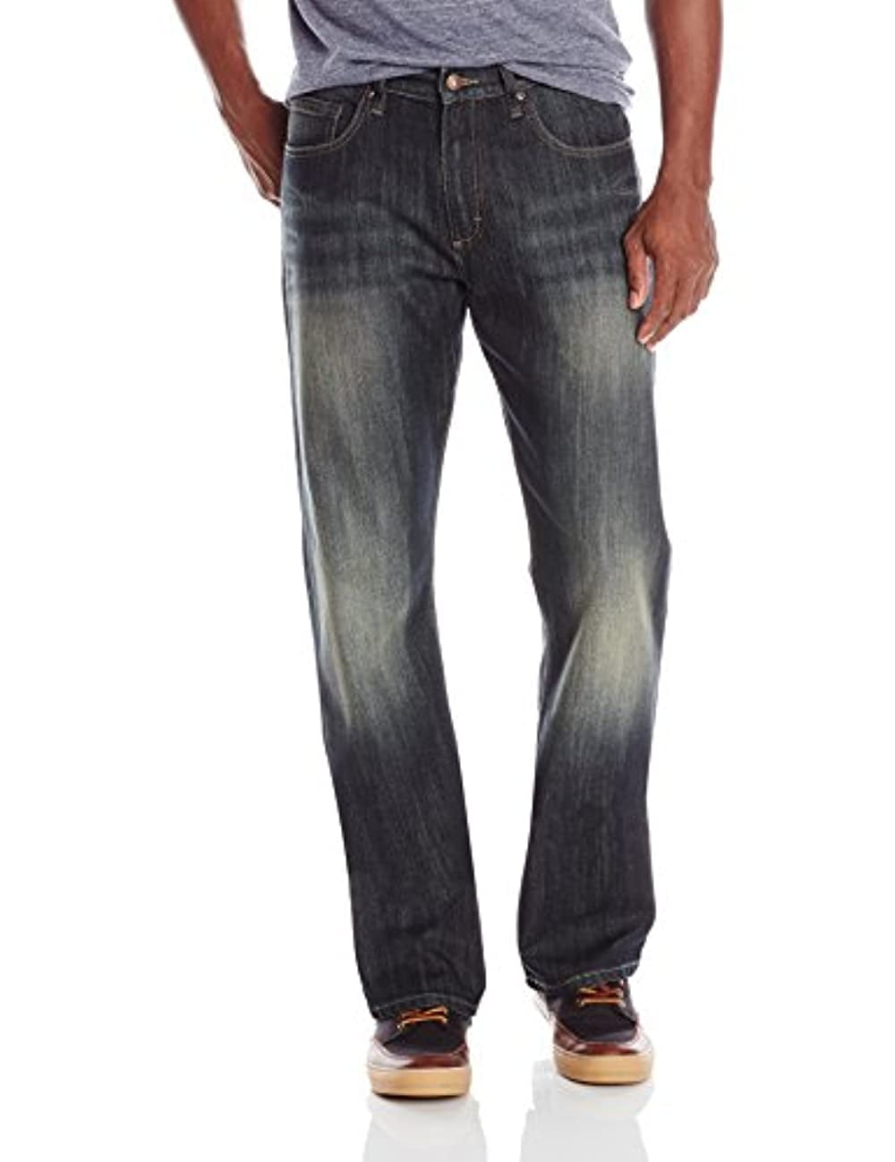 Wrangler Authentics Men s Relaxed Fit Boot Cut Jean Blue Black Stretch 38W x 30L - Walmart.com