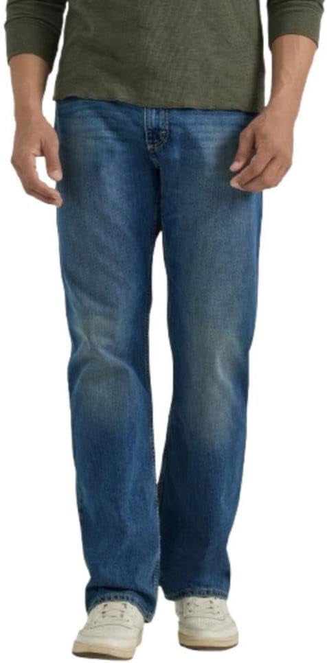 Wrangler Authentics Men's Relaxed Fit Boot Cut Jean, Medium Indigo, 34W x 30L - Walmart.com