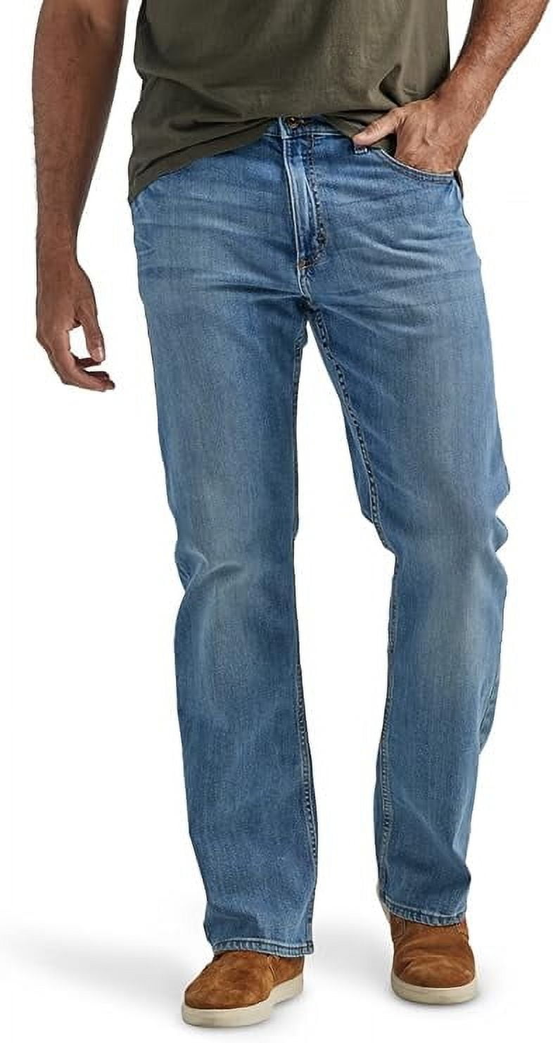 Wrangler Authentics Men's Relaxed Fit Boot Cut Jean, Riptide, 40W x 30L ...