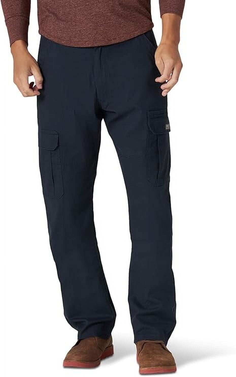 Wrangler Authentics Men's Relaxed Fit Stretch Cargo Pant - Walmart.com