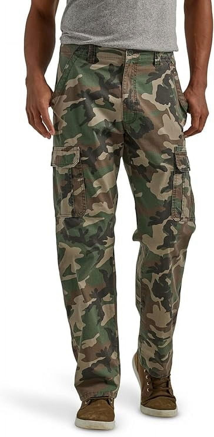 Wrangler Authentics Men's Relaxed Fit Stretch Cargo Pant - Walmart.com