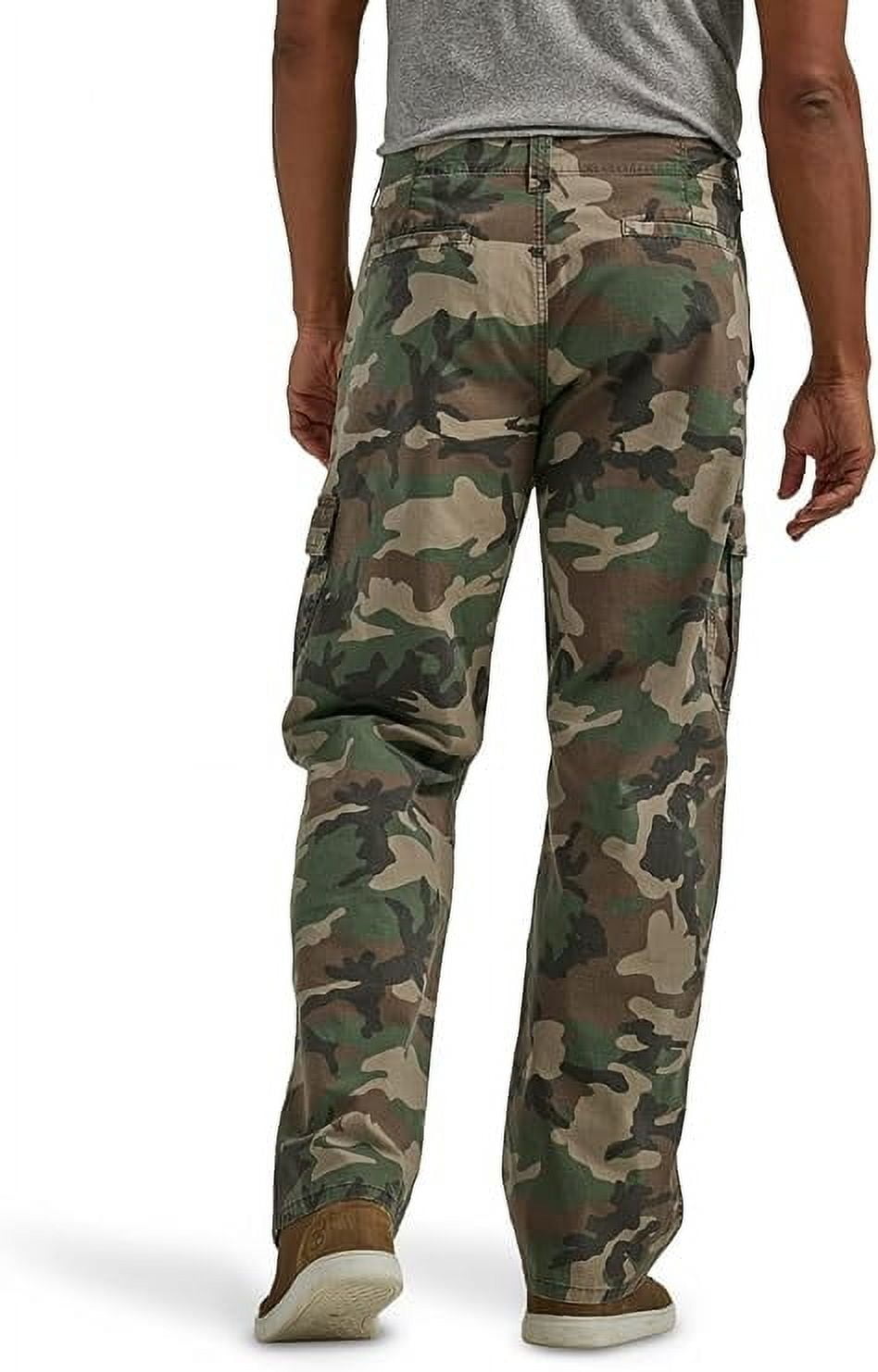 Wrangler Authentics Men's Relaxed Fit Stretch Cargo Pant - Walmart.com
