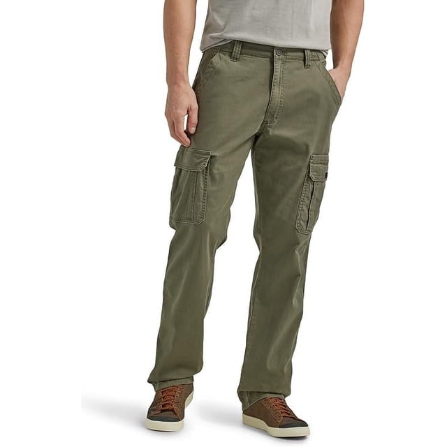 Wrangler Authentics Men's Relaxed Fit Stretch Cargo Pant - Walmart.com