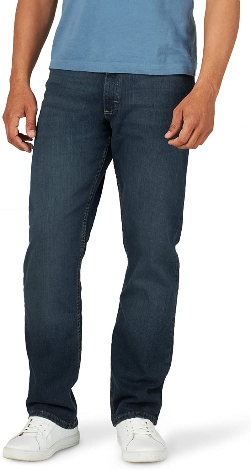 Wrangler Authentics Mens Classic 5-Pocket Relaxed Fit Flex Jean 40W x ...