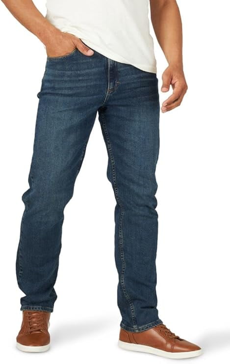 Wrangler Authentics Mens Comfort Flex Waist Relaxed Fit Jean, Color ...