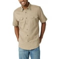 Wrangler Authentics Men's Classic Button Down, Short Sleeve, Comfort ...