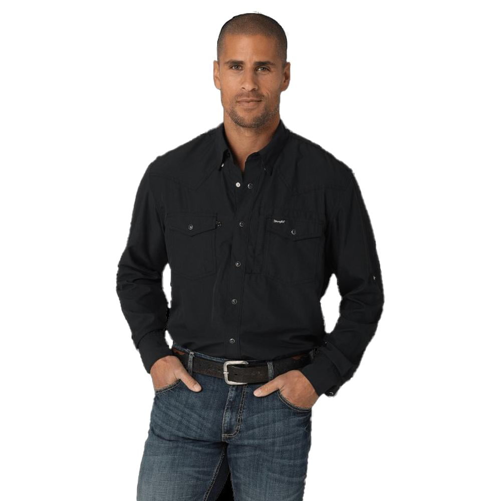Wrangler Black Performance Stretch Limo - Mens Shirt - 112323744 ...