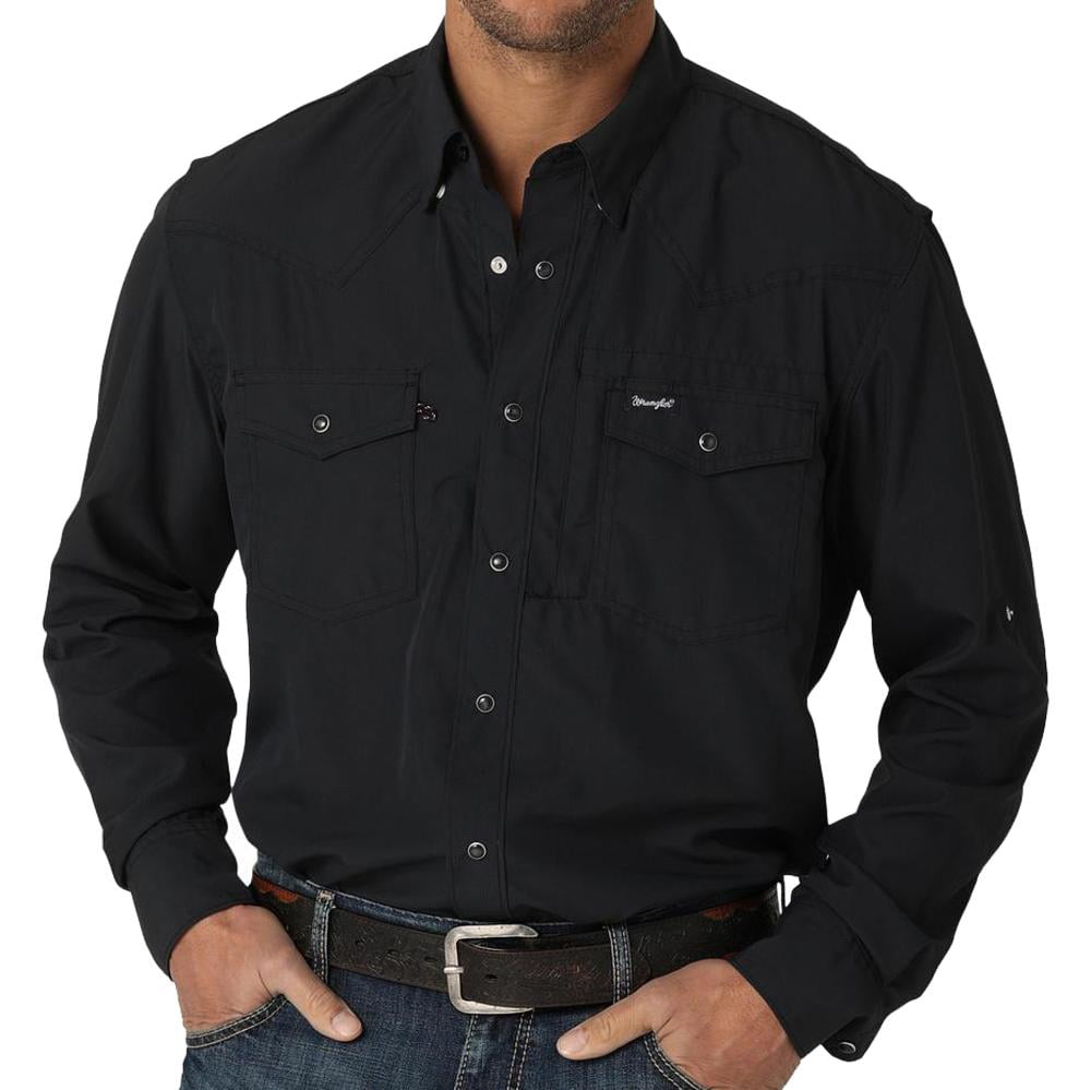 Wrangler Black Performance Stretch Limo - Mens Shirt - 112323744 ...