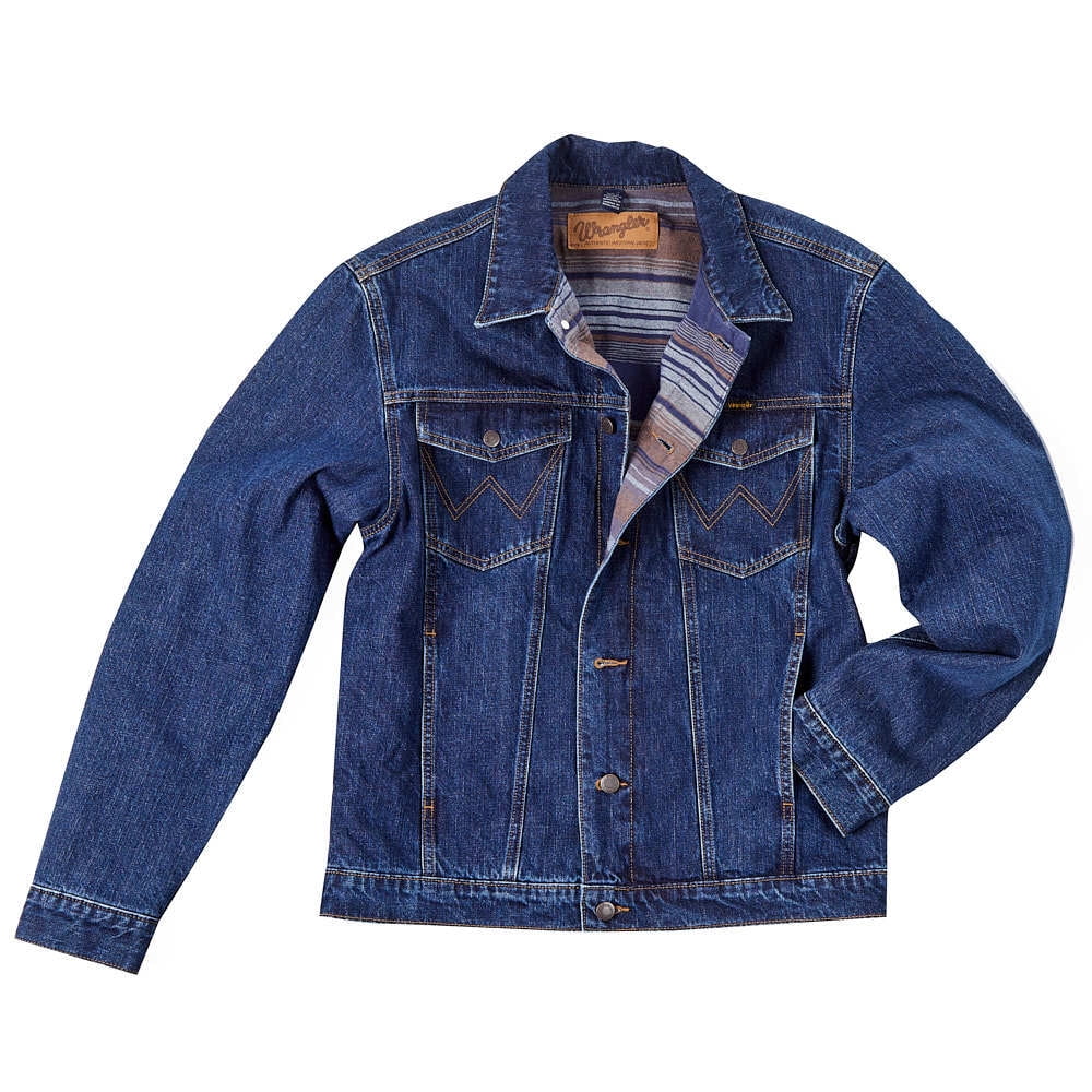 Wrangler Blanket Lined Denim Jacket - Mens Jacket - 74265Eo - Walmart.com