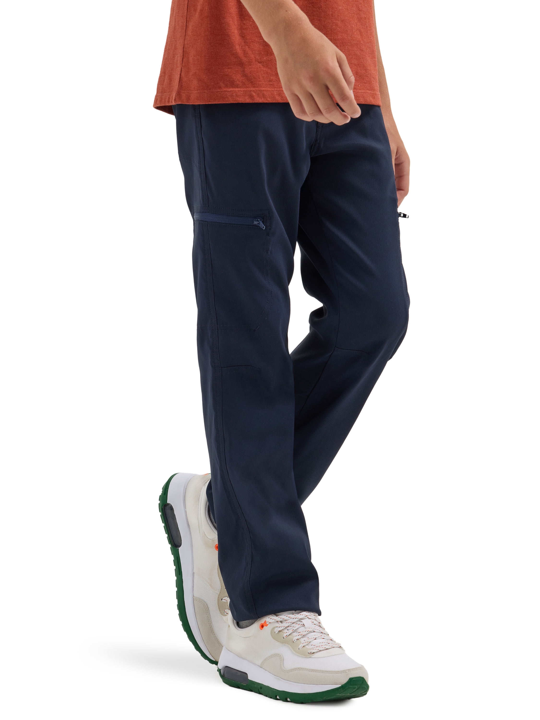 Wrangler Boys' All Terrain Cargo Pant with UPF 50, Stretch, Moisture ...
