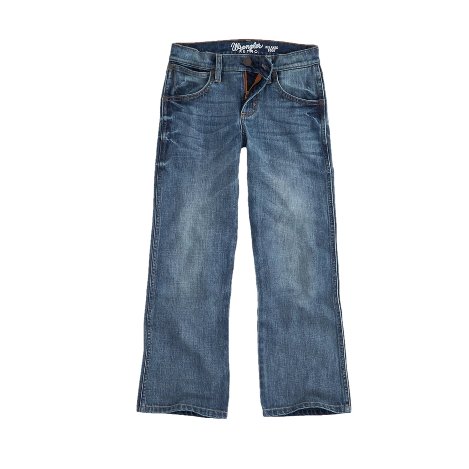 Wrangler Boy's Retro Cut Relaxed Boot Jeans BRT20GL - Walmart.com