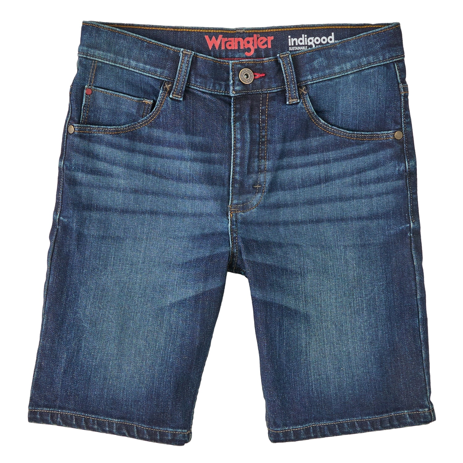 Wrangler® Boy's Slim Straight Indigood Short, Sizes 4-18 - Walmart.com