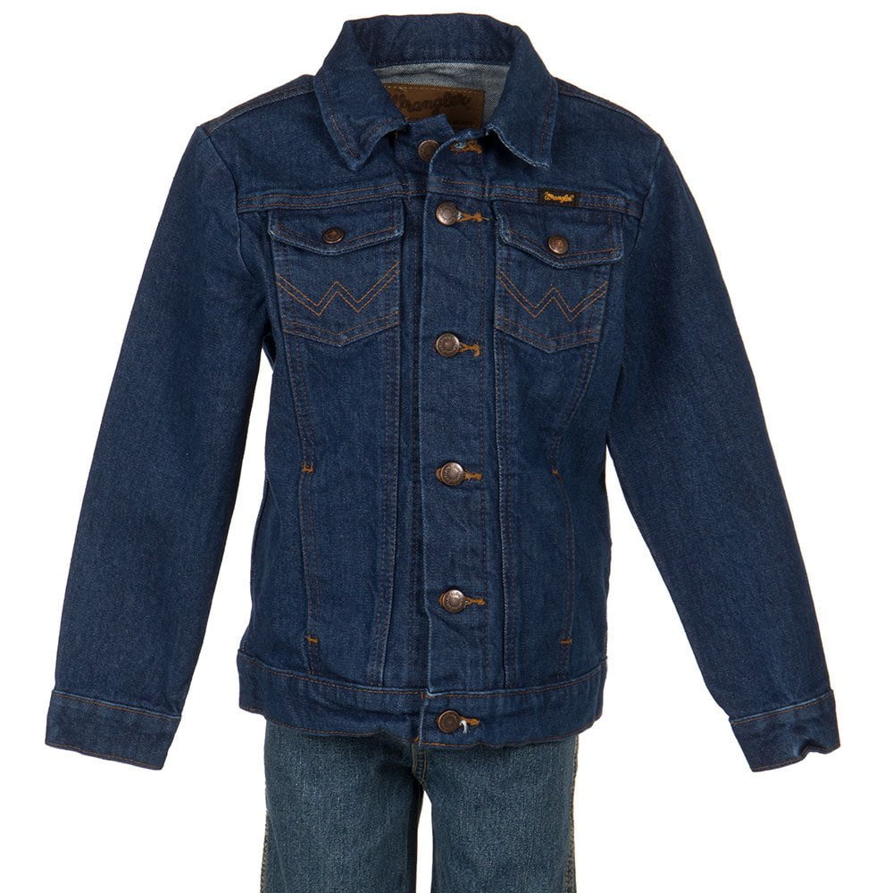 Wrangler Boys Boys Unlined Denim Jacket XXL Prewash - Walmart.com