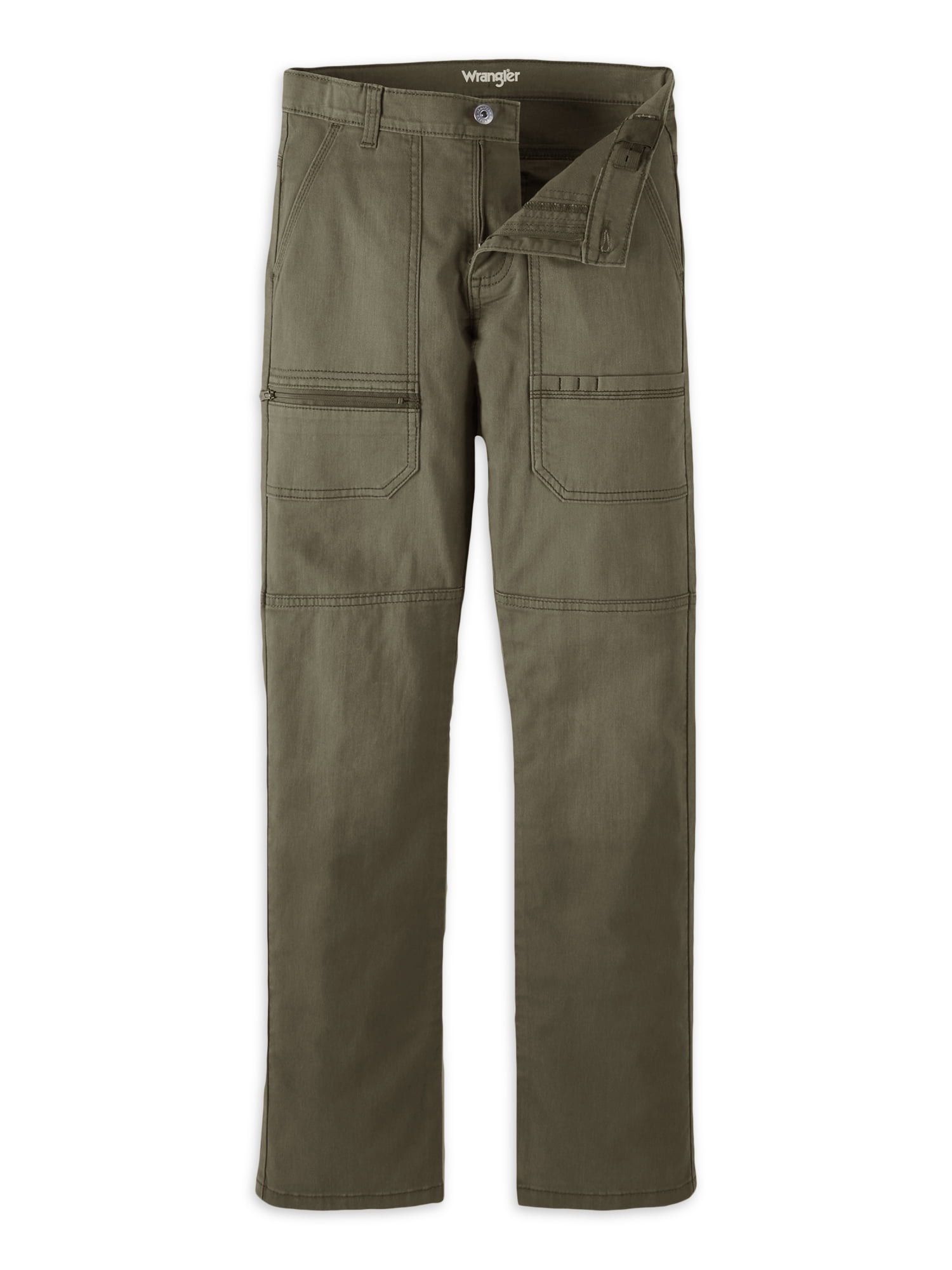 Wrangler Boys Utility Cargo Pant with Adjustable Waistband, Sizes 4-16 ...