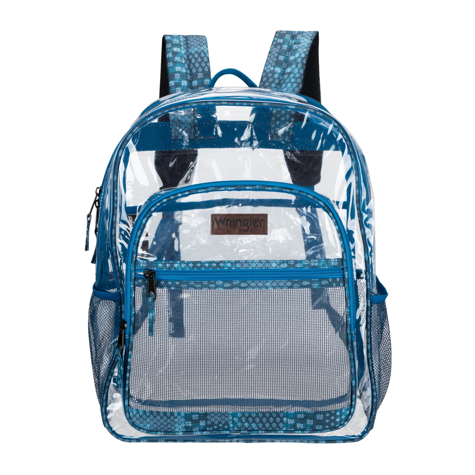 Wrangler Clear Waterproof Backpack, Durable Plastic Book Bag, Casual ...