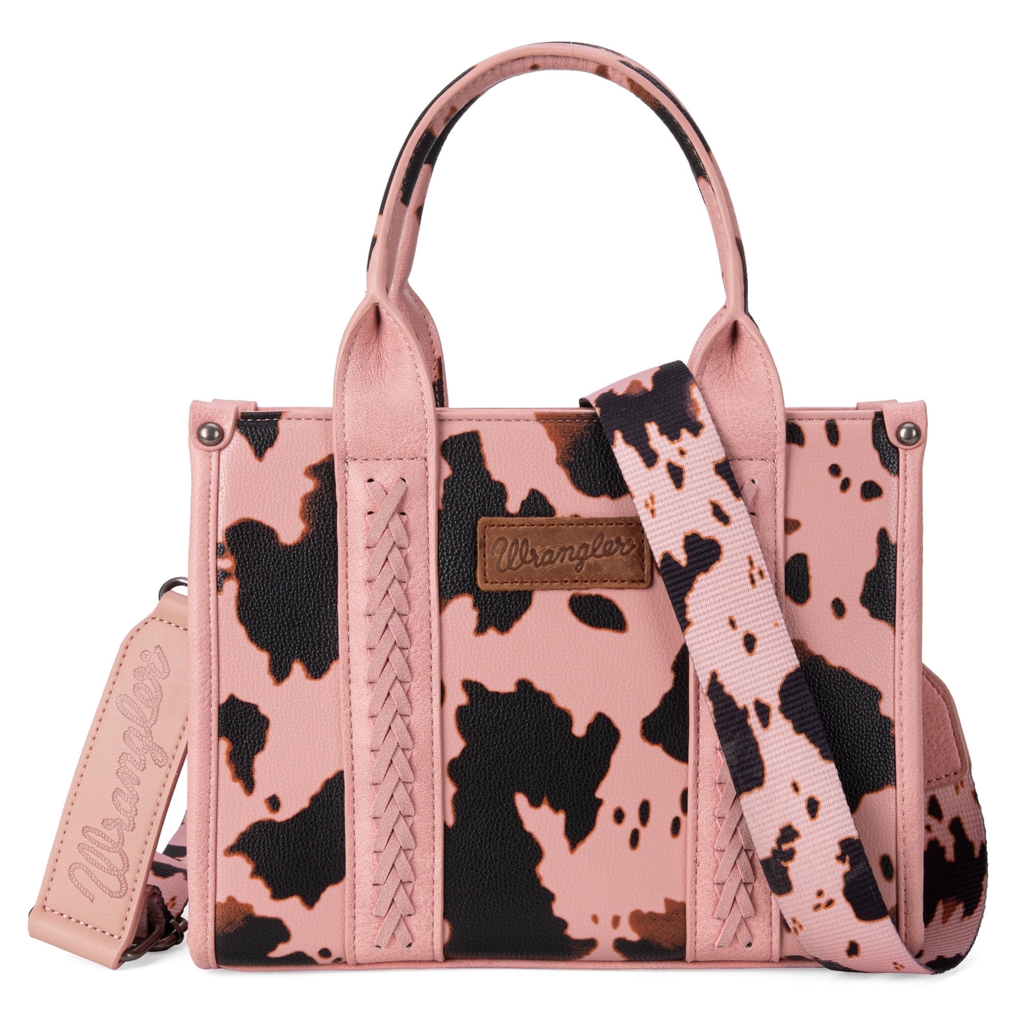 Wrangler Cow Print Tote Bag for Women Western Purse Boho Top Handle ...