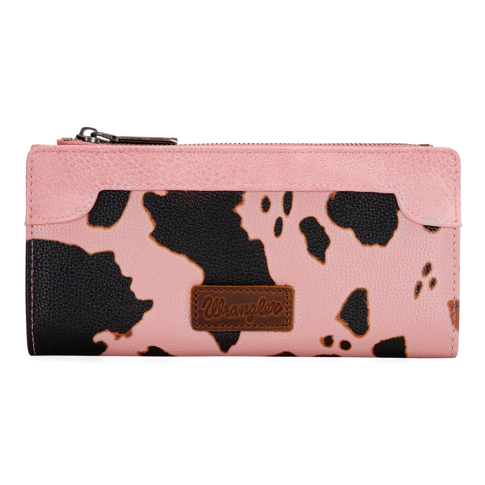 Wrangler Cow Print Wallets Womens Bifold Credit Card Wallet Women's ...