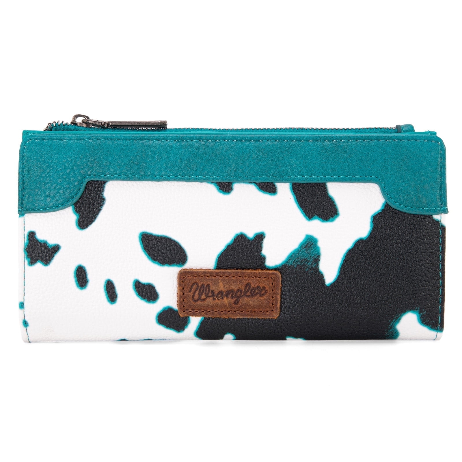 Wrangler Cow Print Wallets Womens Bifold Credit Card Wallet Women's ...