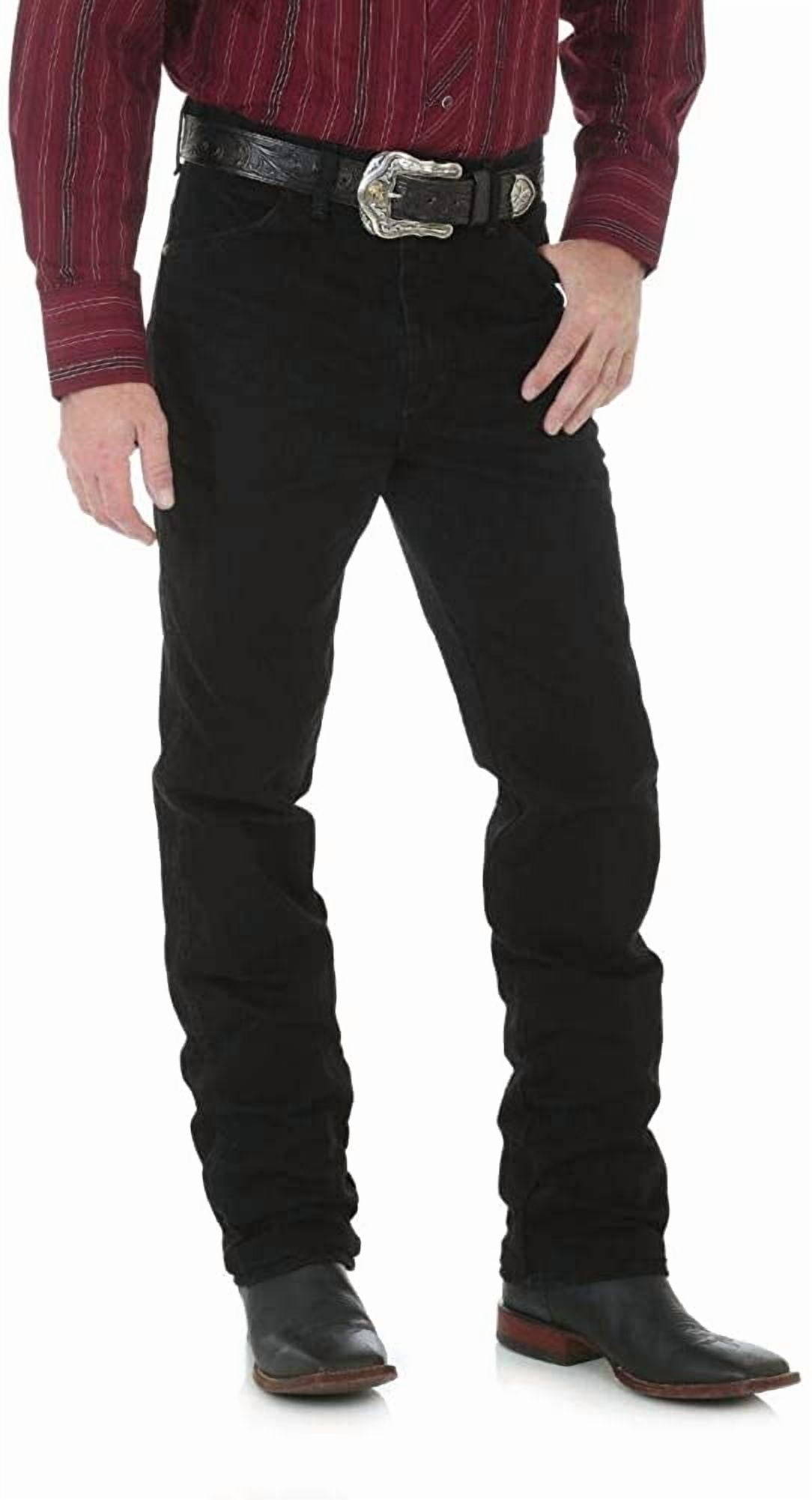 Wrangler Men's 933 Silver Edition Slim Fit Jeans Black Denim 34W x 32L ...