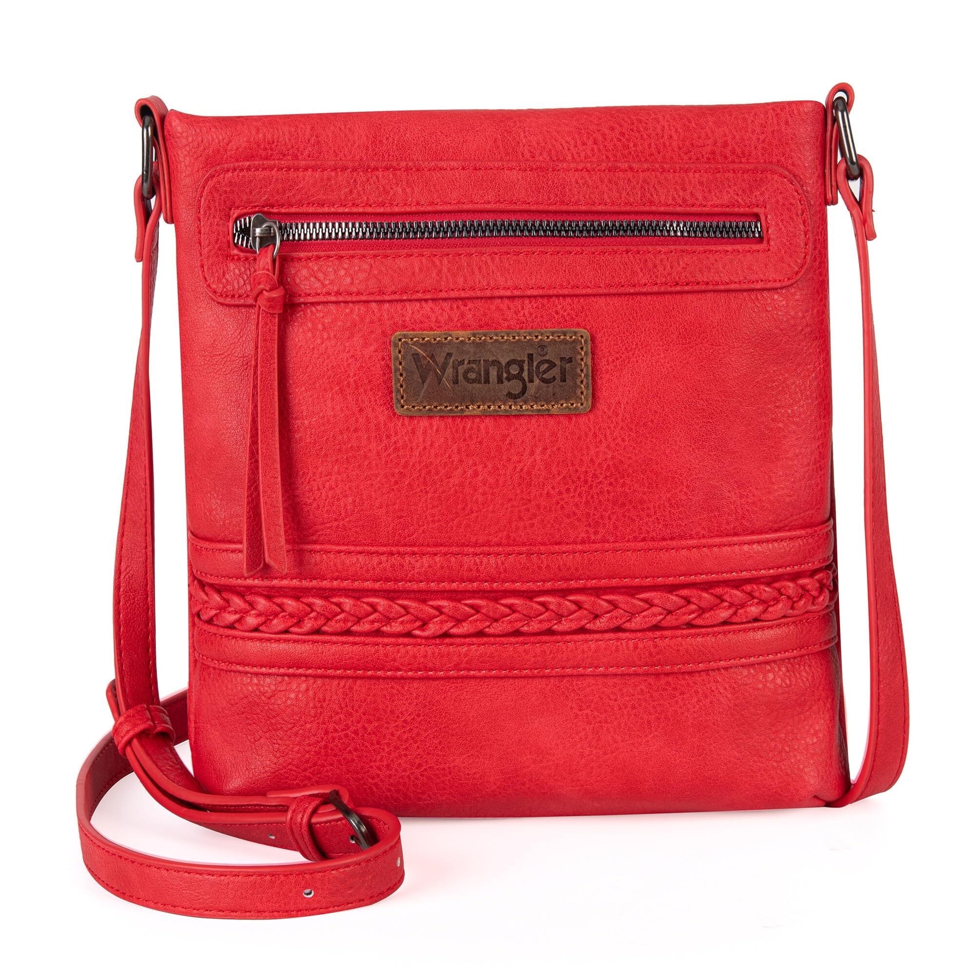 Montana West Wrangler Crossbody Bag, Vegan Leather Shoulder Purse with ...
