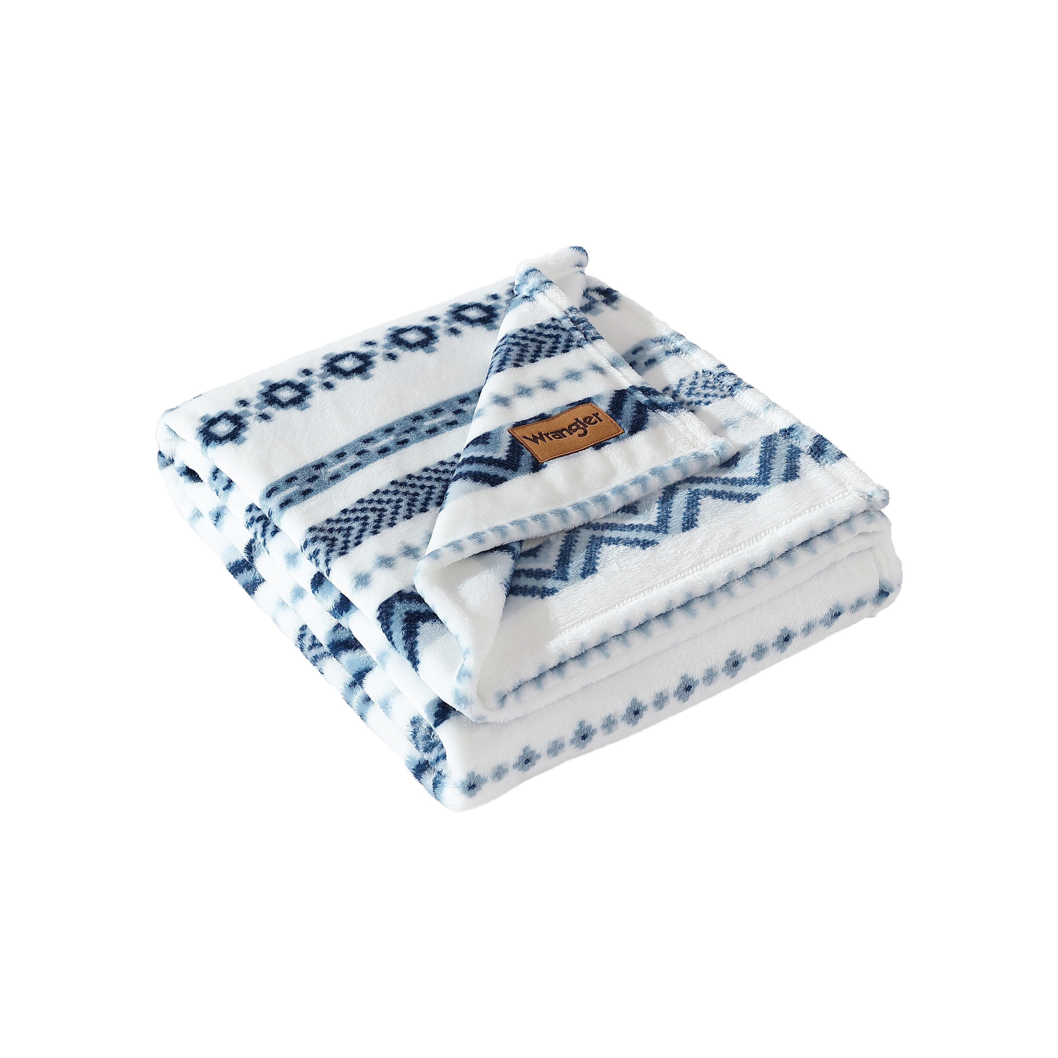 Wrangler Diamond Trail Blue 50" X 60" Throw Blanket - Walmart.com