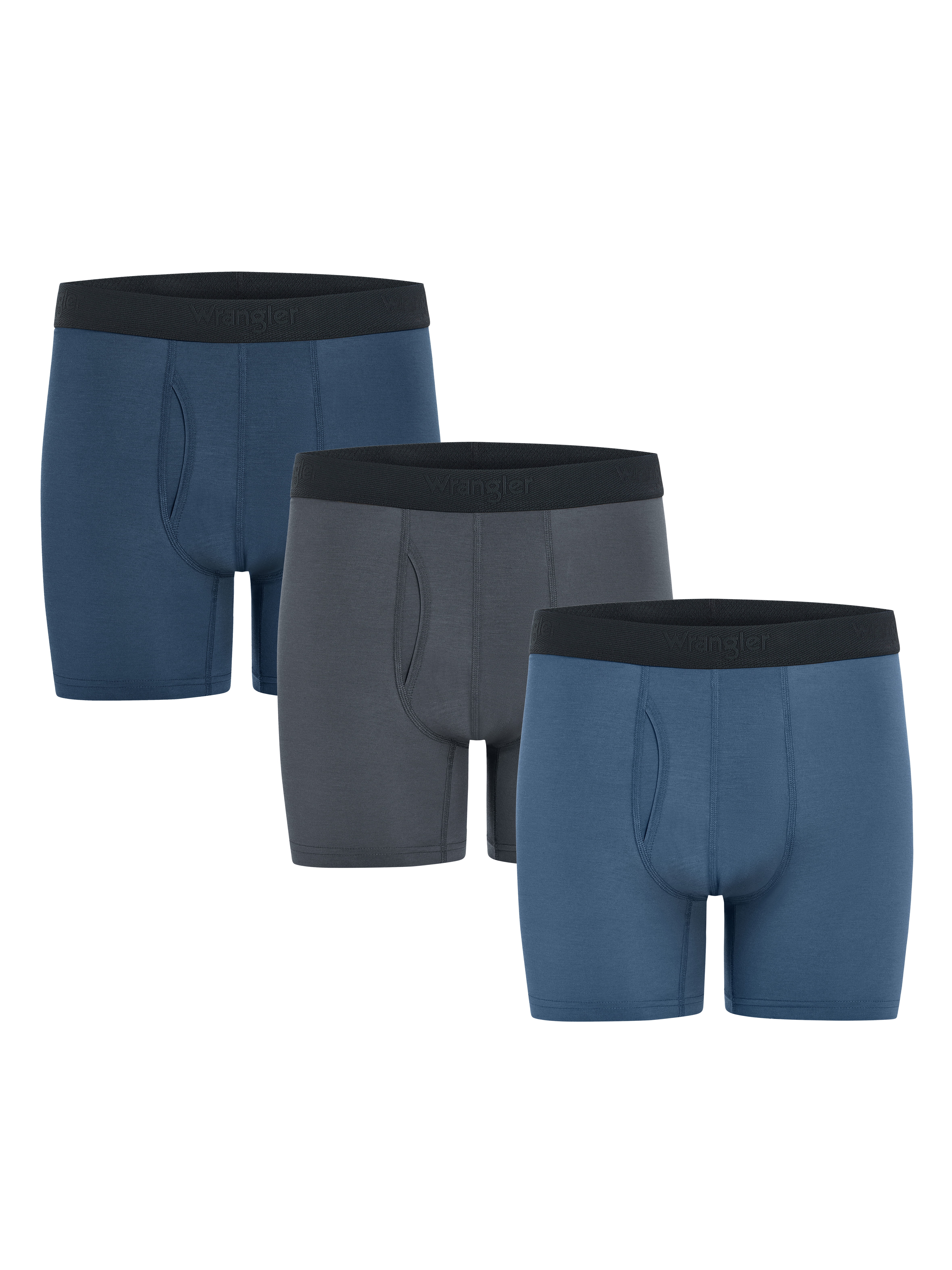 Wrangler Dry Flex 6" Wool Boxer Brief Men's Underwear, Large ...