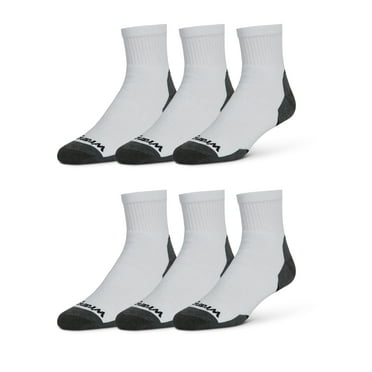 Wrangler Essential Cool Comfort Crew Socks for Men, Full-Cushion Foot ...