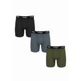 Wrangler Five Star Men's Comfort Cotton Stretch Boxer Briefs, 3-Pack ...