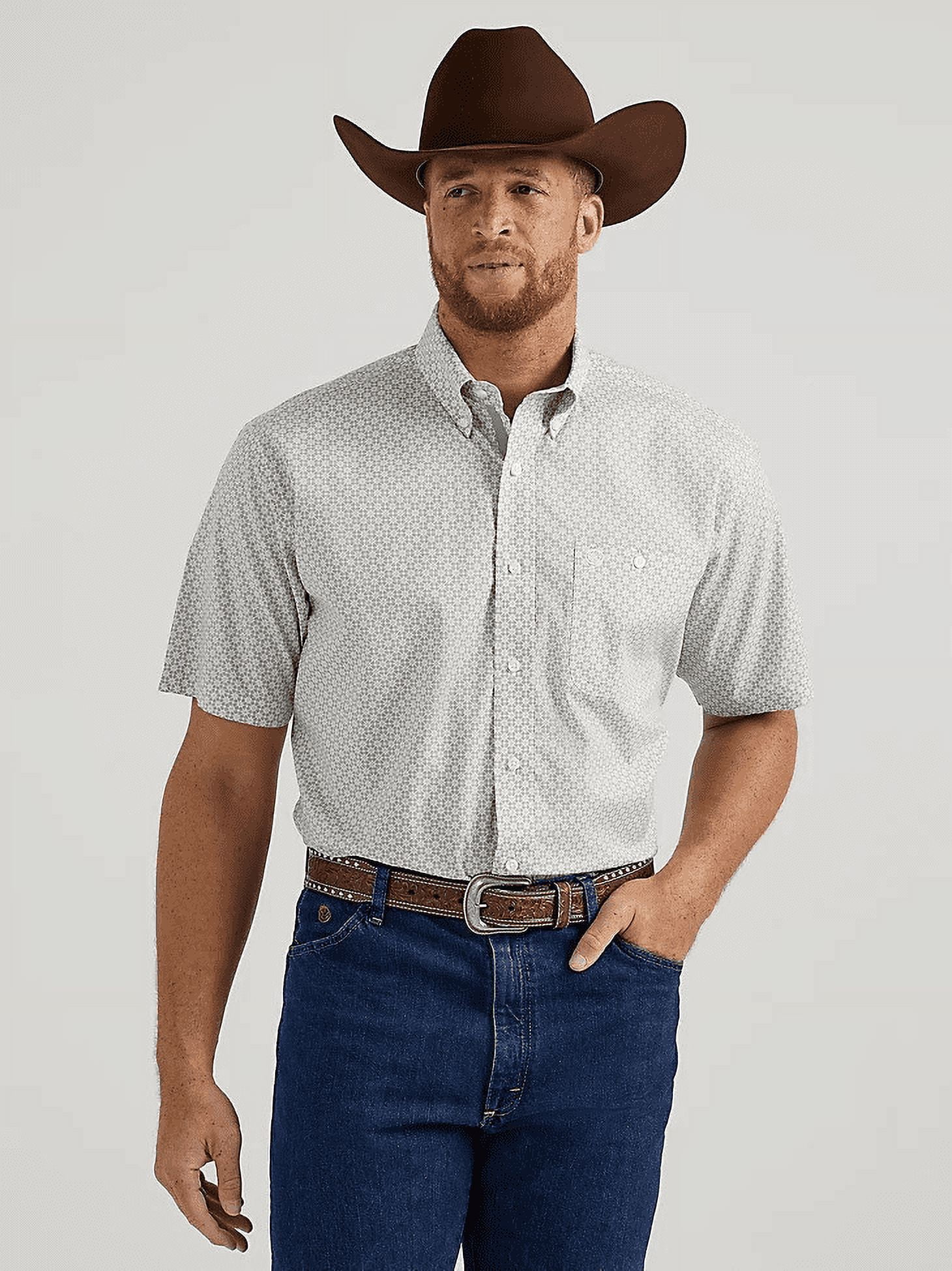 Wrangler George Strait Kelly Bursts - Mens Shirt - 112344897 - Walmart.com