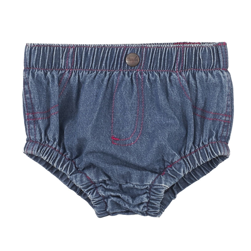 Wrangler Girls 11MWIDP Girls Diaper Cover 3 Months Denim - Walmart.com