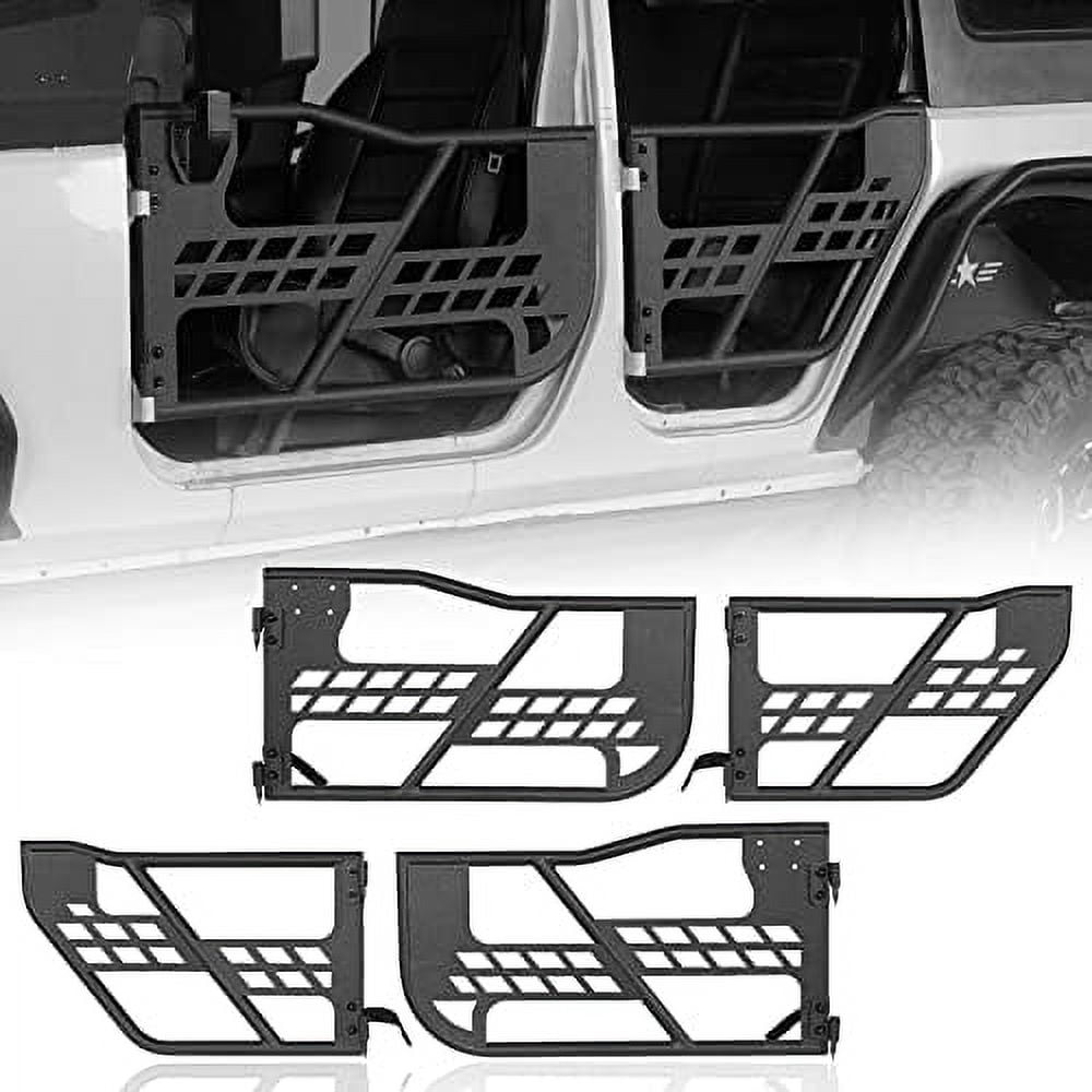 Wrangler JK Tubular Half Doors Offroad Trail Doors Compatible with 2007 ...