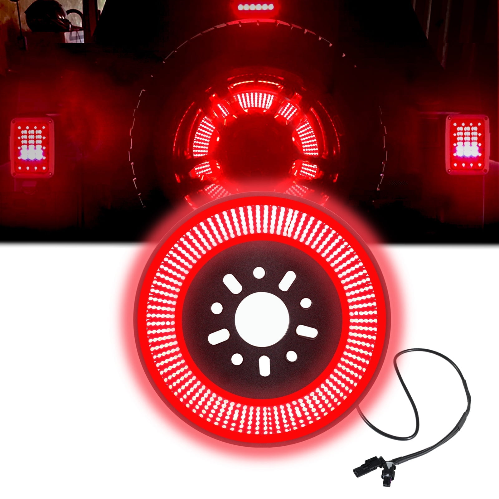 Wrangler JL JT Spare Tire Light - 3rd Third Brake Light Plug & Play ...