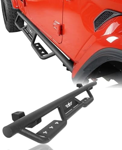 Wrangler JLU Side Step Running Board Rock Slider Side Rail for Jeep ...