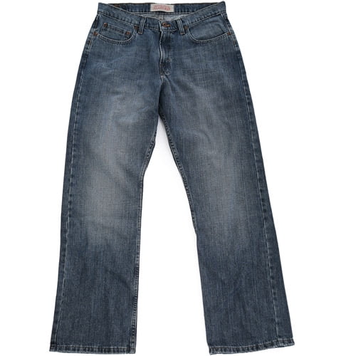 Wrangler Men's Bootcut Jeans Relaxed Seat and Thigh Cotton - Walmart.com