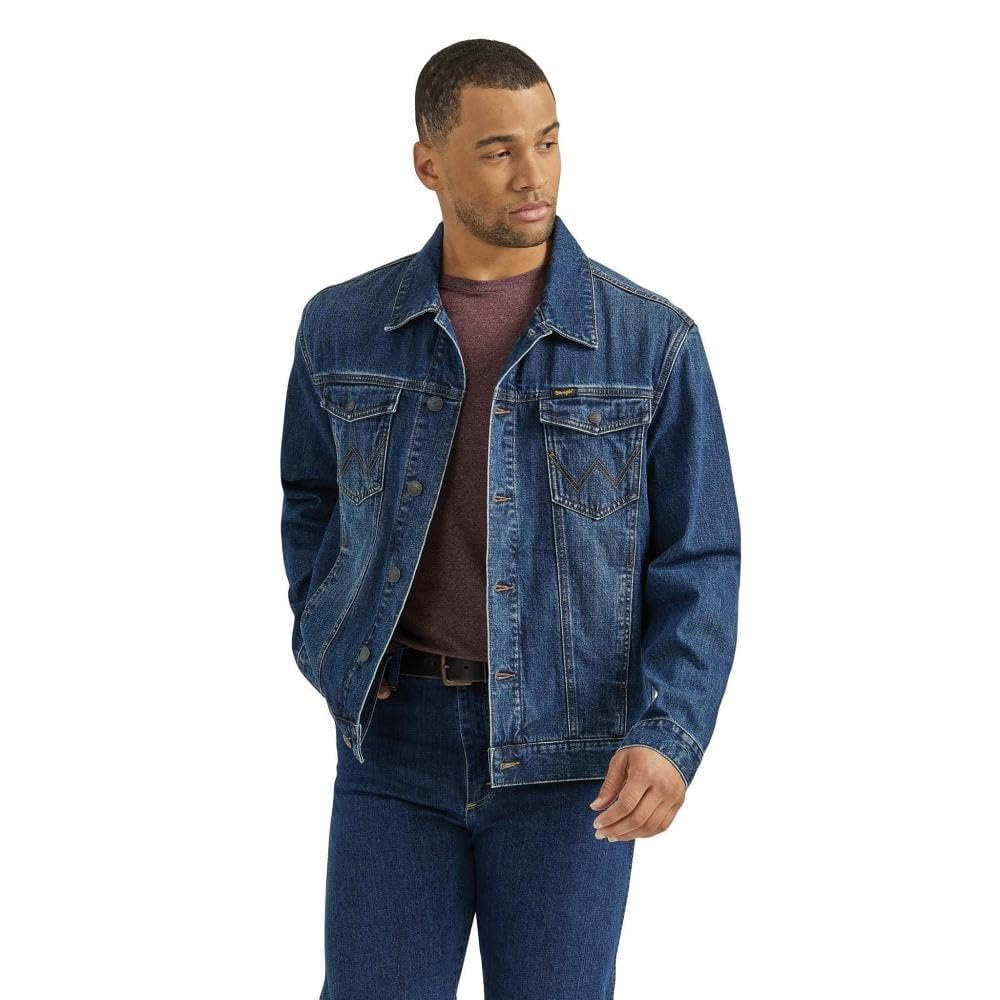 Wrangler Lined Denim Winterberry Jacket - Mens Jacket - 112353399 ...